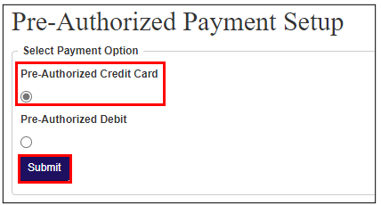 How To Register for Pre-Authorized Payments